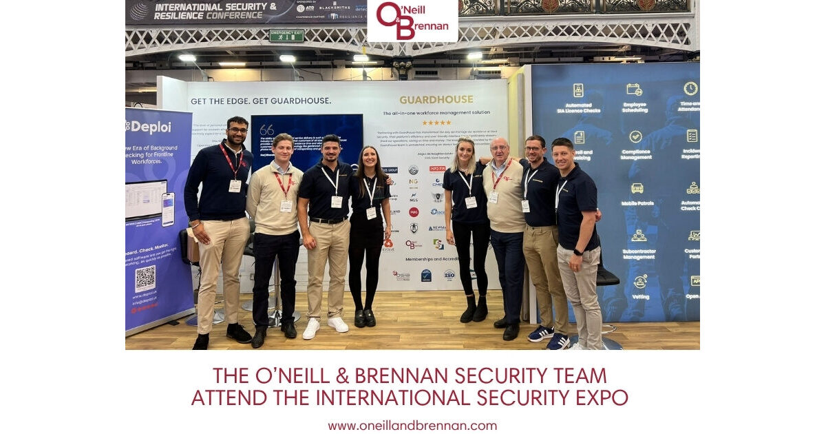 The O'Neill & Brennan Security Team Attend the International Security ...